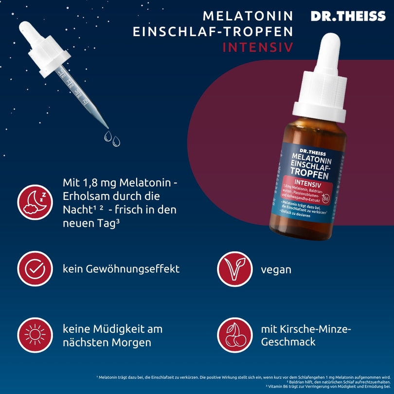 DR.THEISS Melatonin Einschlaf-Tropfen intensiv | Dr. Theiss